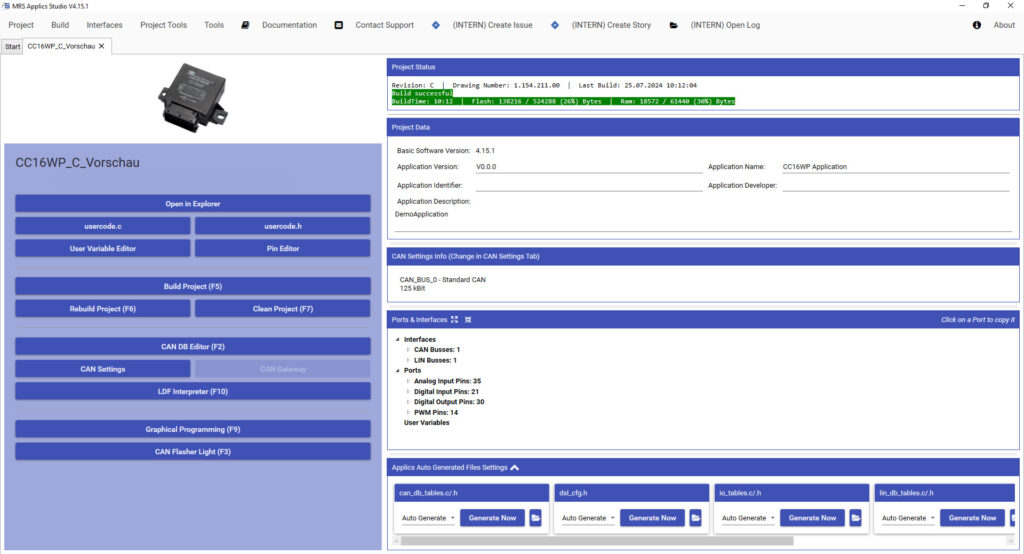 Software Programmiertool MRS Applics Studio | MRS Electronic